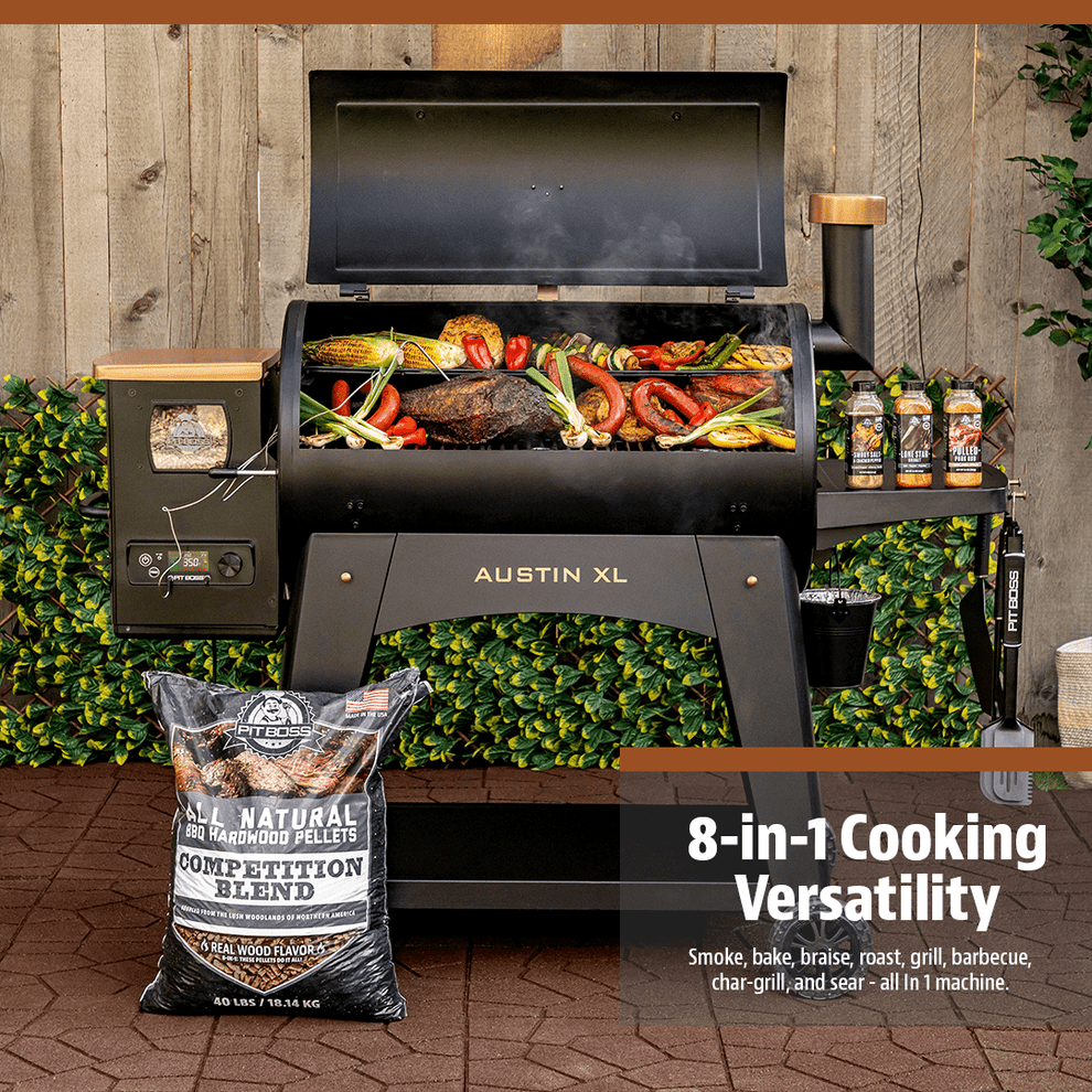 Pit Boss Austin XL 1000 Sq in Wood Fired Pellet Grill and Smoker – Ony ...